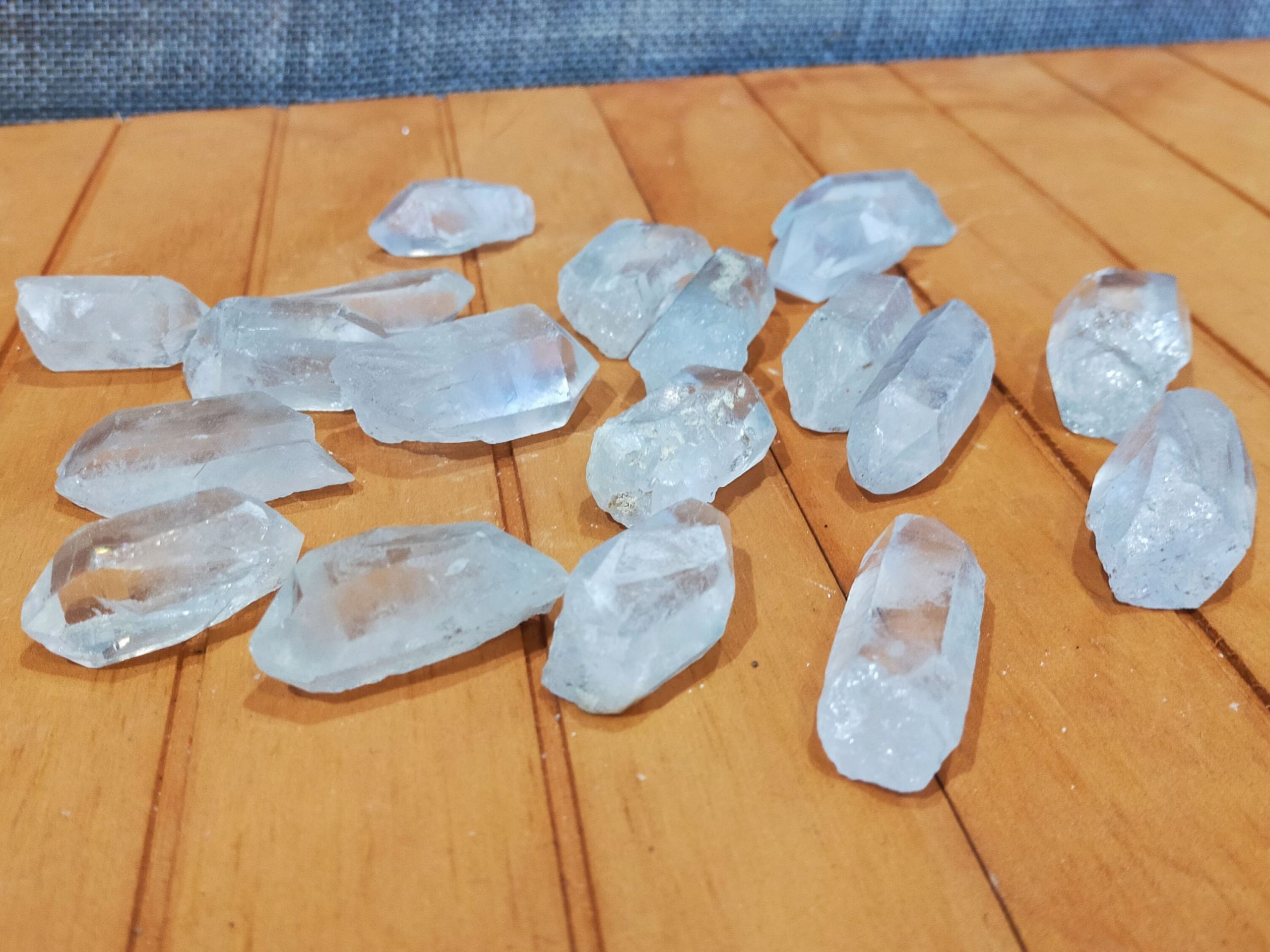 Puntas Cuarzo transparente calidad extra 3,5x4cm